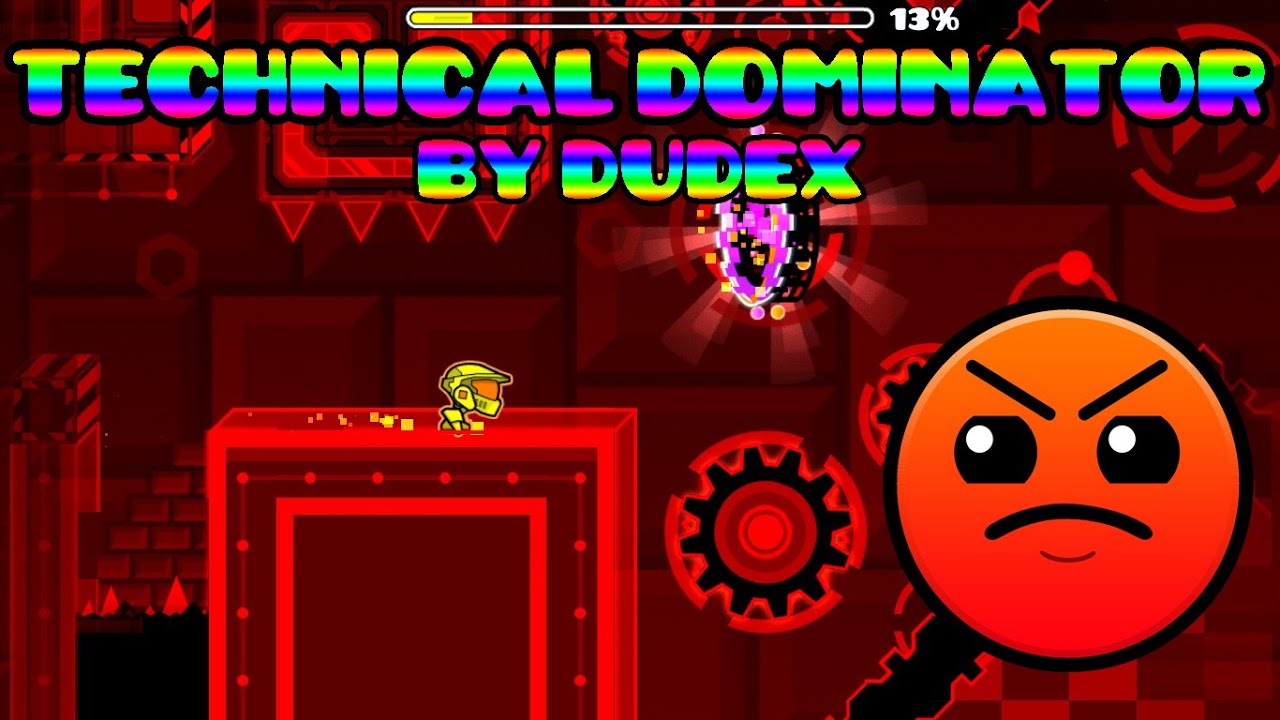 Geometry Dash [2.0] - Technical Dominator by Dudex - YouTube