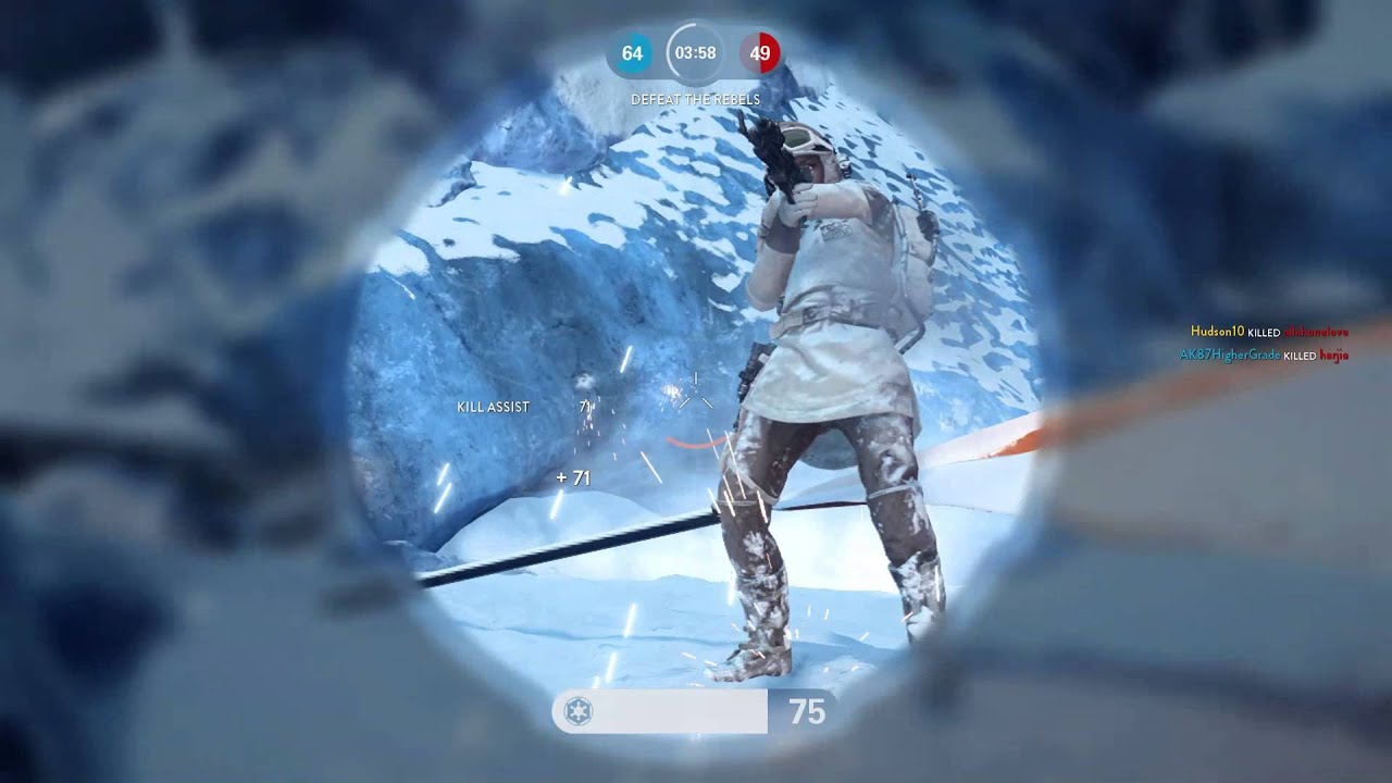 StarWars Battlefront - Blast Ice Caves on Hoth - Xbox One Game Play ...