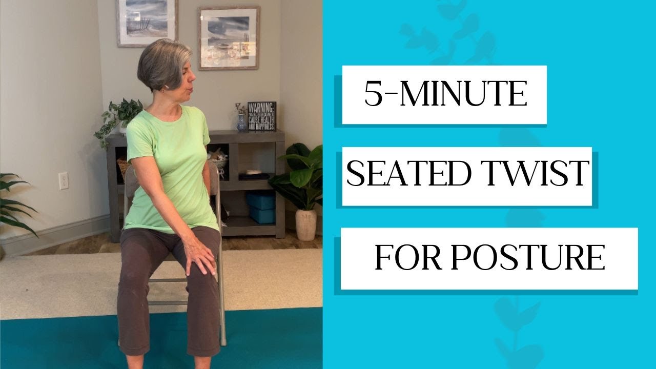 5-Minute Seated Twist for Posture - YouTube