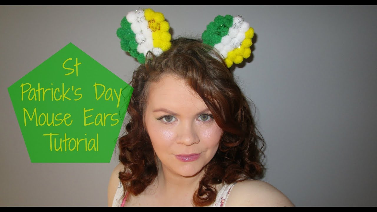 Irish Minnie Mouse Ears | St Patrick's Day DIY Tutorial - YouTube