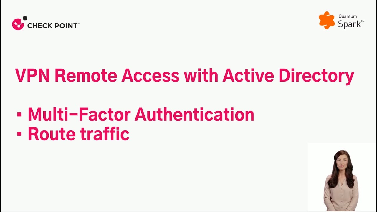Check Point Quantum Spark: VPN Remote Access with Active Directory ...