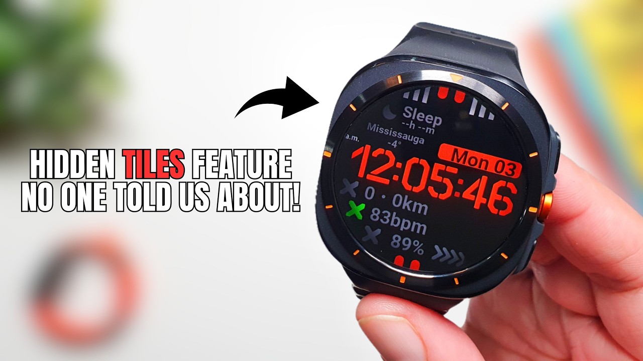 Don't miss this fantastic Tiles customization feature on Galaxy Watch ...