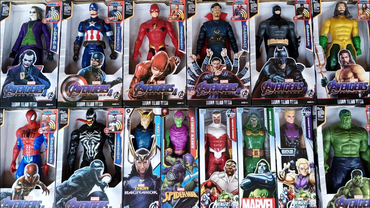 Avengers toys/action figures/unboxing/Cheap Price/Spiderman, Venom,Hulk ...