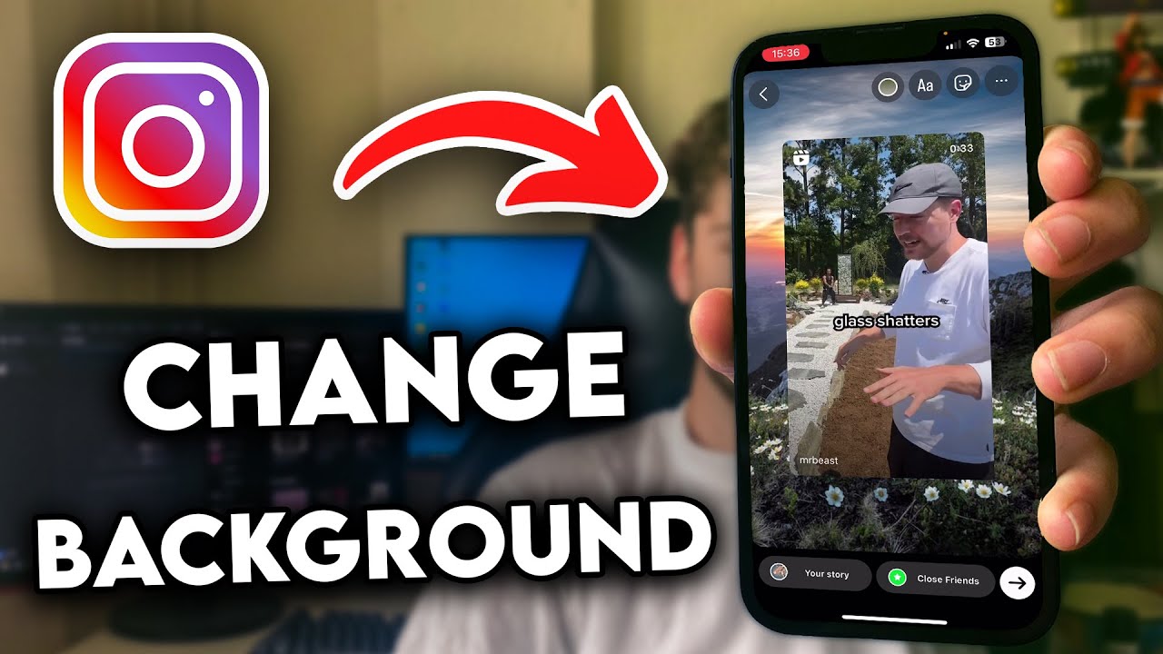 How to Repost Story With Background (2025) - YouTube
