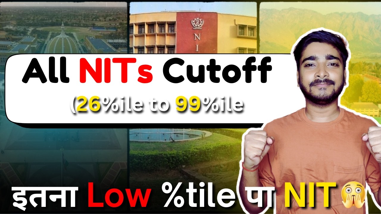 JEE Main 2025 Cut off 🔥| ALL NIT Cut off 2025 | JEE Main 2025 ...
