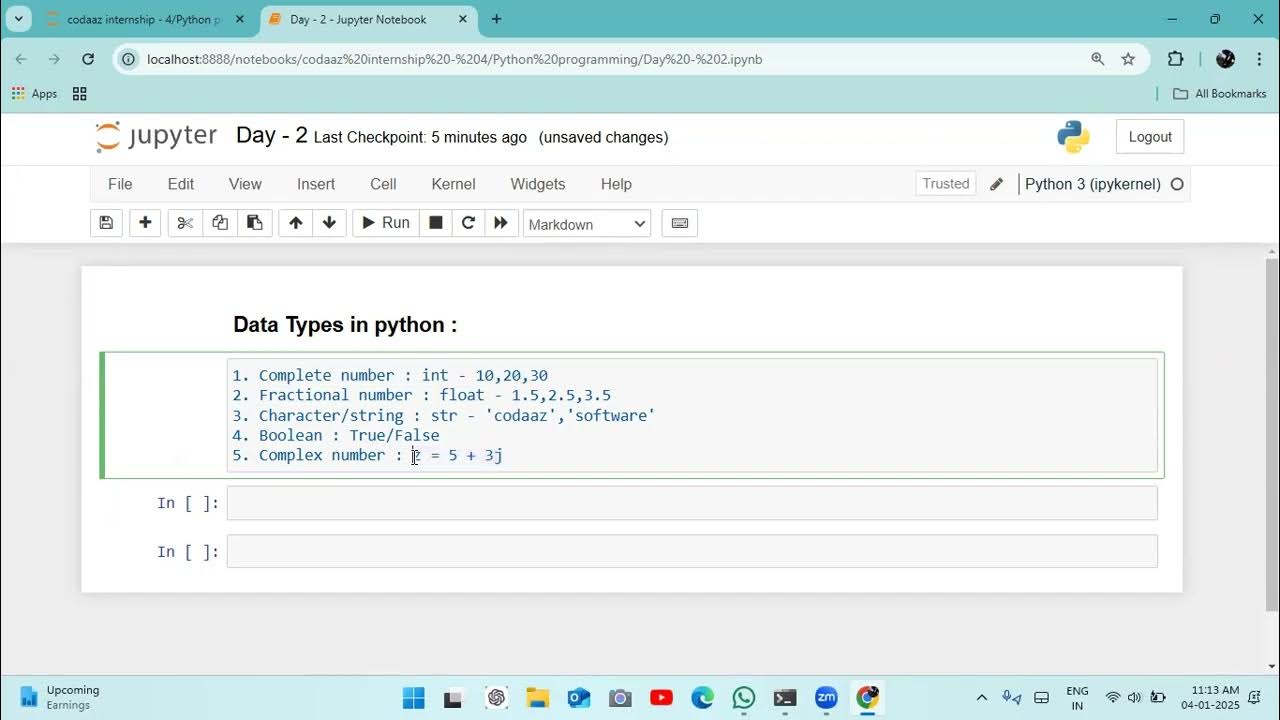 Data structure with python Day 2 - YouTube