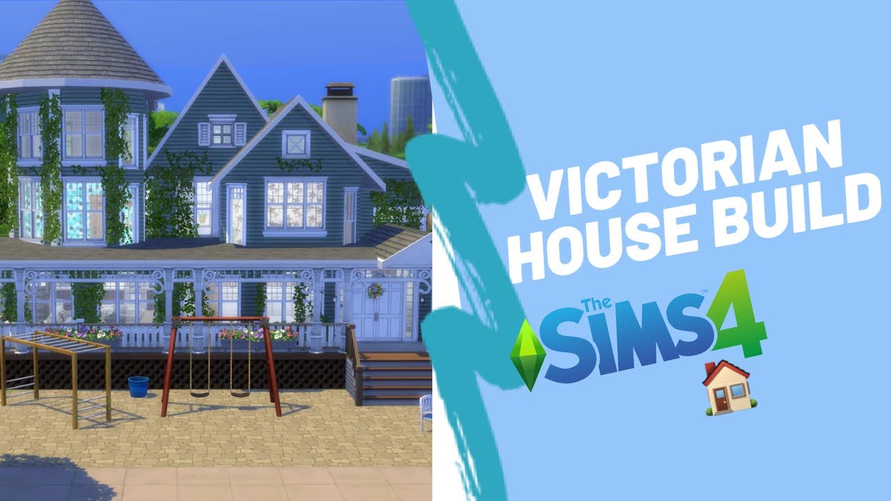 The Sims 4// Victorian House Build (SPEED BUILD) - YouTube