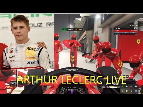 RACE WITH US!! ARTHUR LECLERC FERRARI | PLAYS F1 2019 LIVE | CHARLES ...