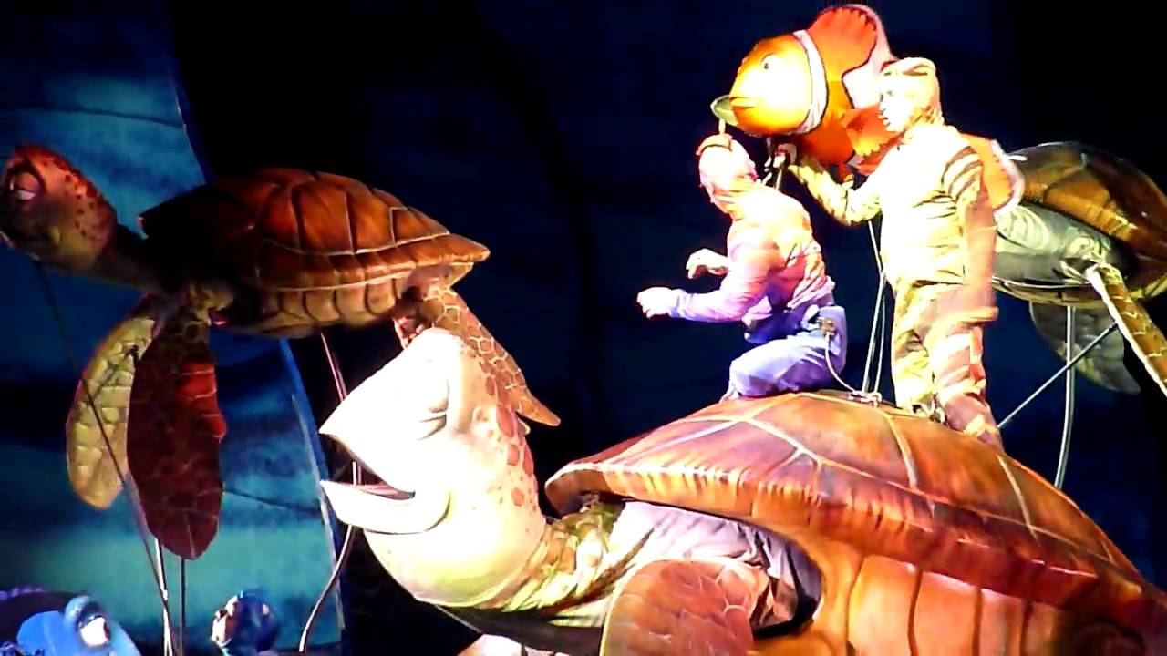 Finding Nemo the Musical - Go With the Flow - YouTube