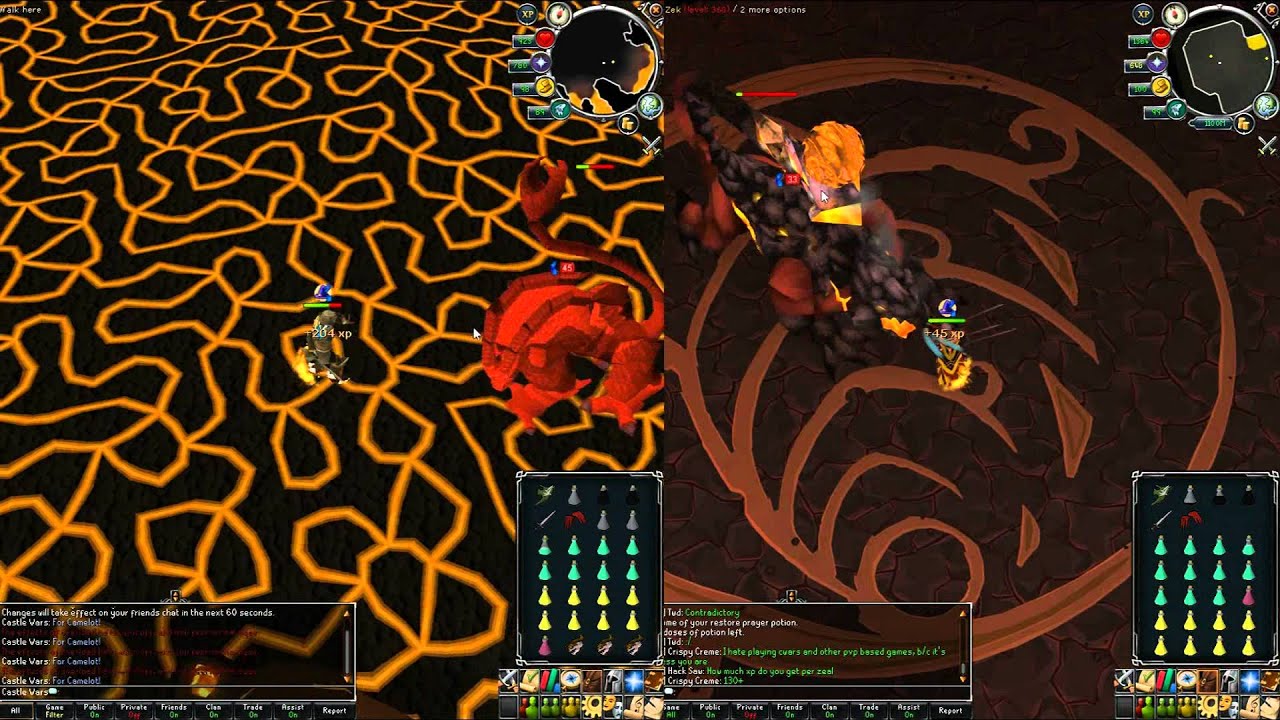 Fight Caves - New/Old Side by Side - YouTube