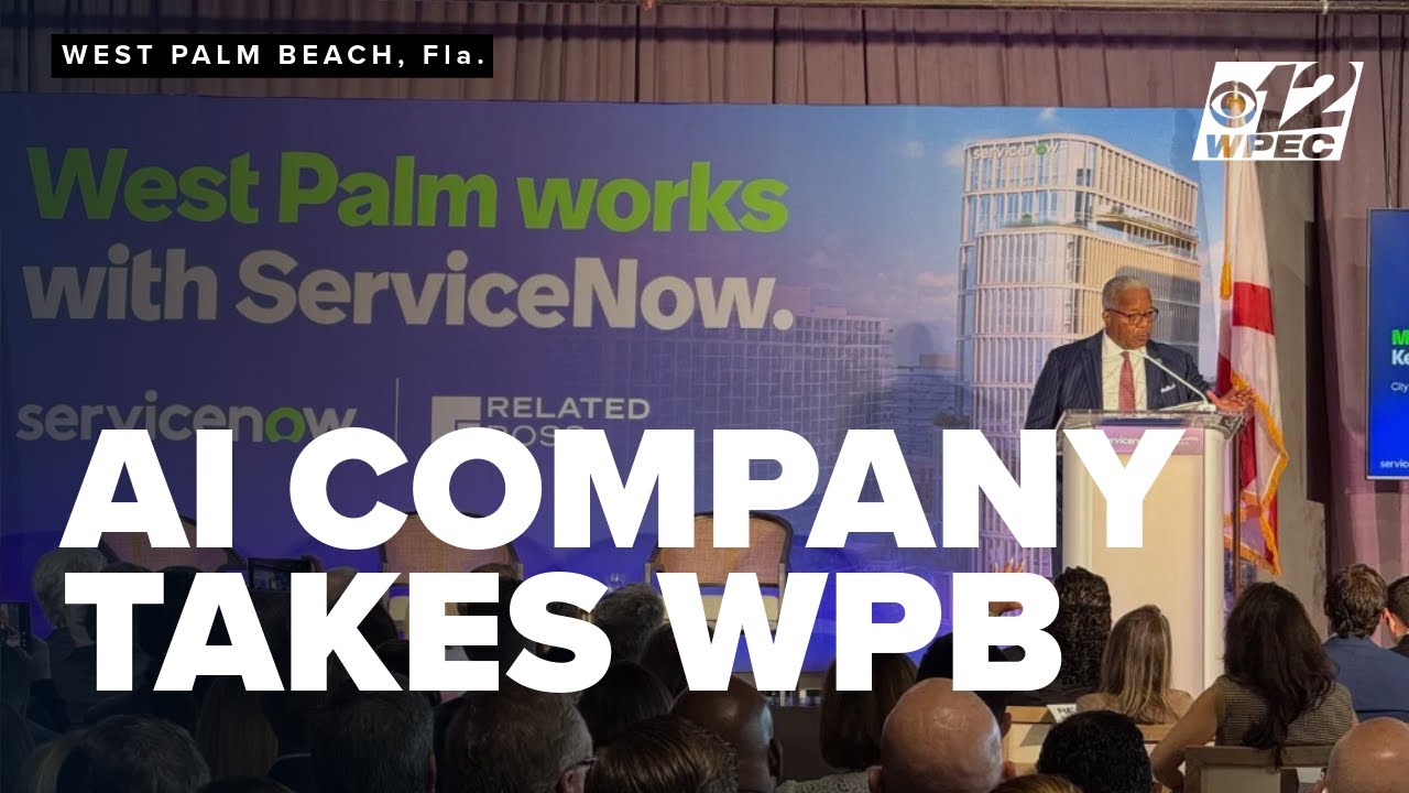 ServiceNow to bring office and 850 jobs to West Palm Beach - YouTube