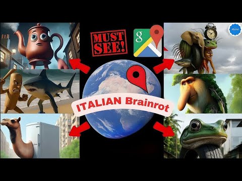 Exploring All Italian Brainrot Locations on Google Maps and Google ...