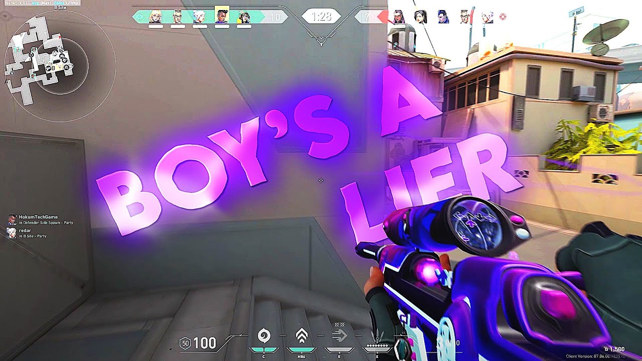 BOY'S A LIER 2 VALORANT MONTAGE - YouTube