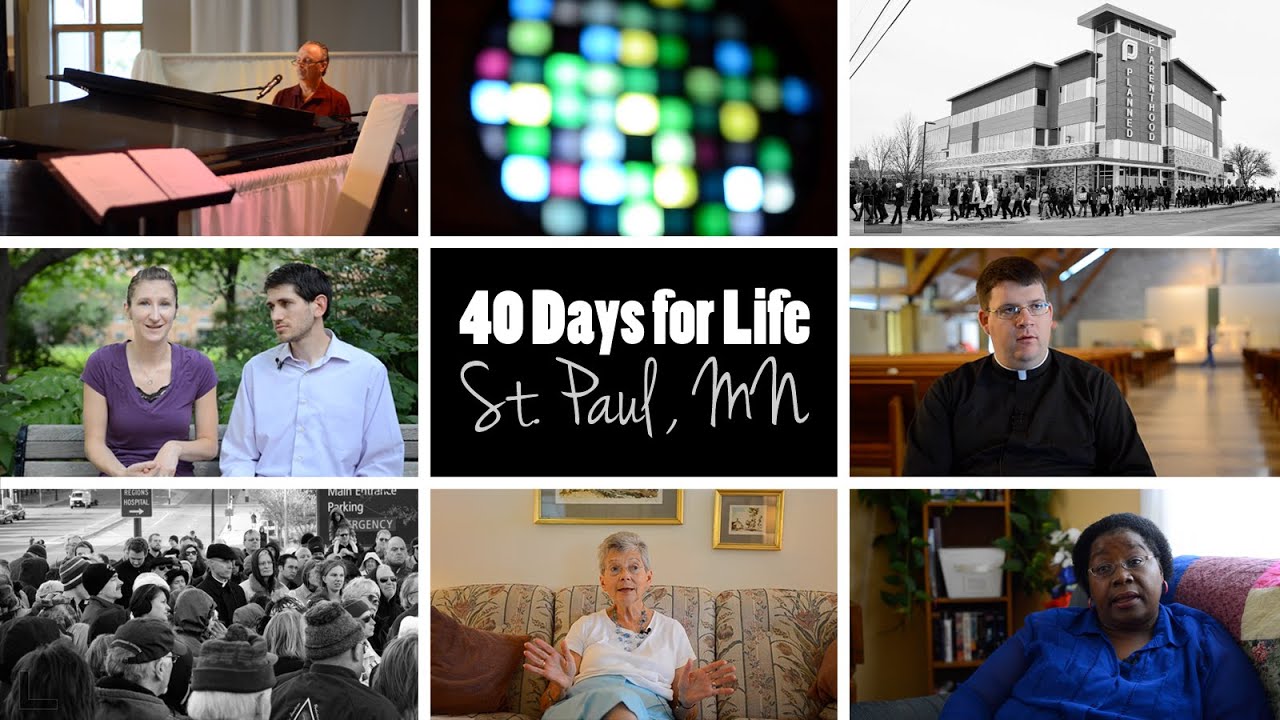 Pro-Life Action Ministries Sponsors 40 Days for Life - YouTube