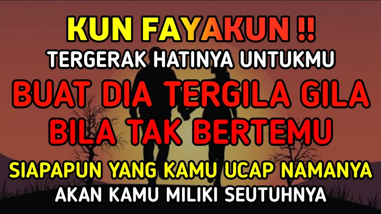 KISAH NYATA UCAP NAMANYA 3X DIA AKAN TERGILA GILA PADAMU, CINTA MATI PADAMU, DATANG TANPA KAMU ...