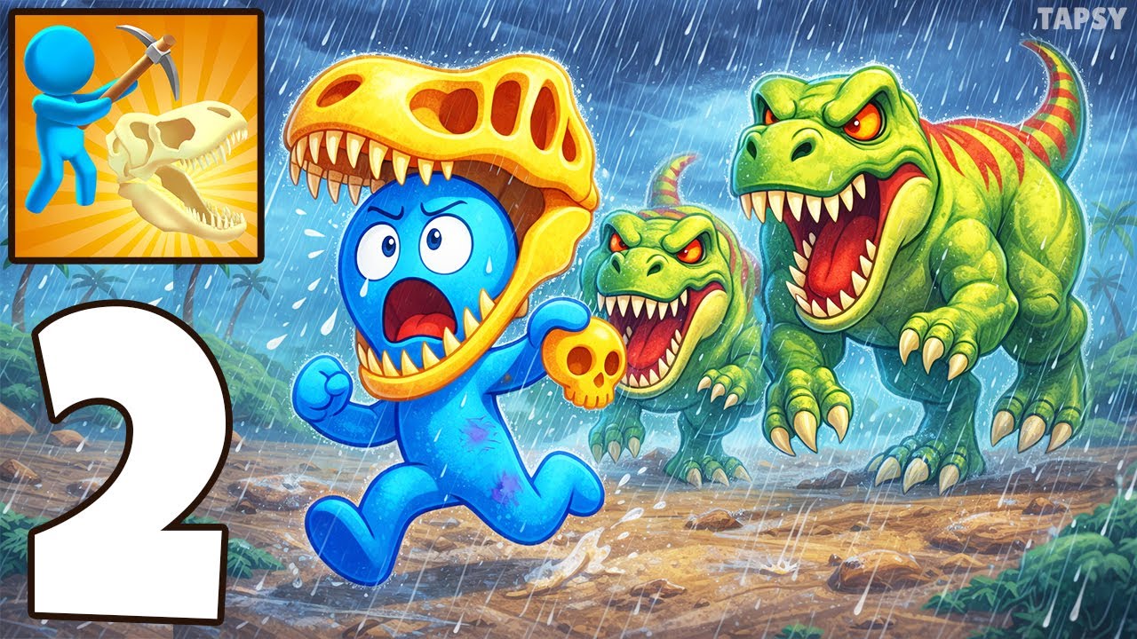 🦖Dig Dinosaur! Gameplay Walkthrough Part 2 – Dig Deeper! Rare Dinosaur ...