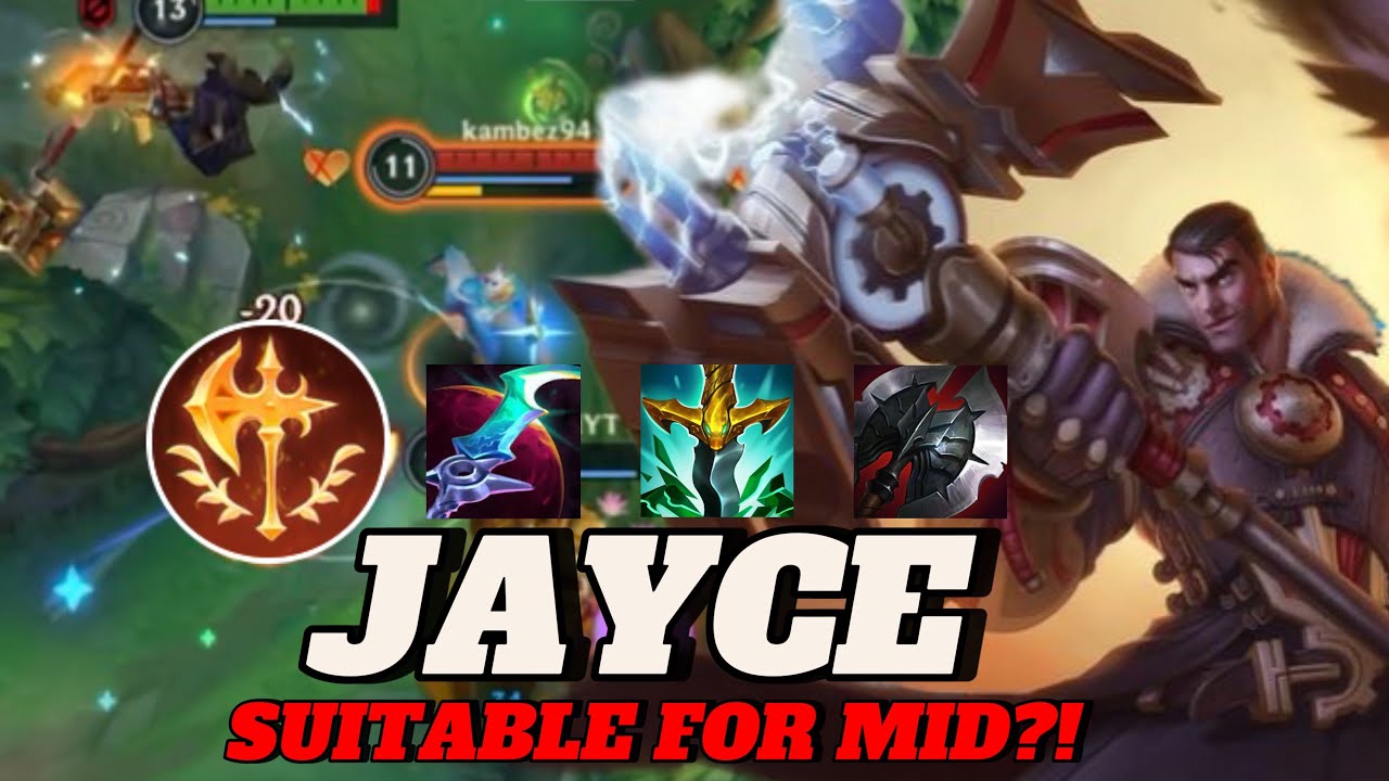 WILD RIFT JAYCE MIDLANE, BUILD AND RUNES. - YouTube