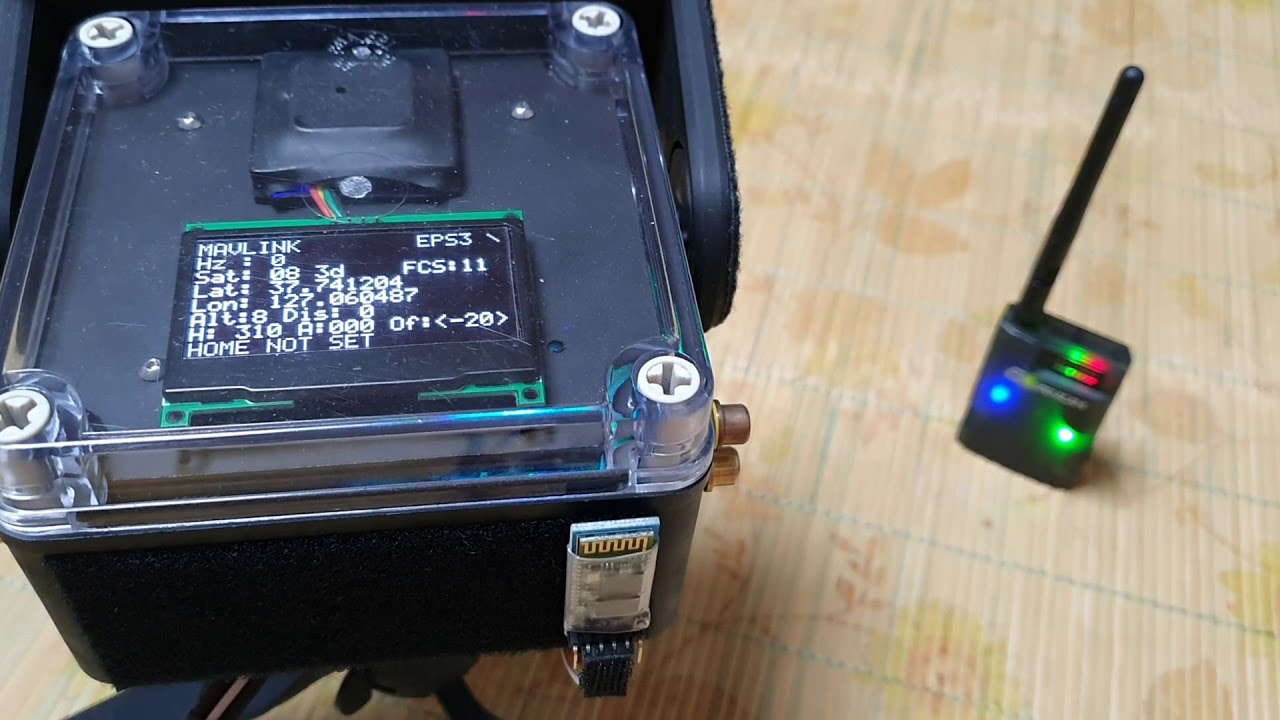 u360gts antenna tracker auto detecting test(mavlink) - YouTube