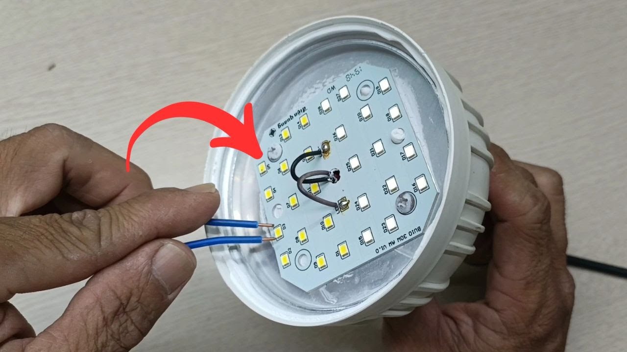 Repair LED light bulbs with the 2 simplest and most effective methods ...