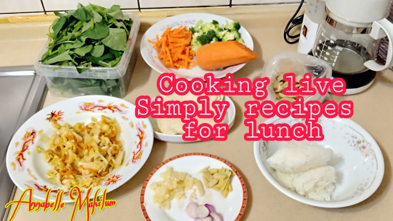 Cooking live po.pls Subscribe comments,share simply recipes for lunch# ...