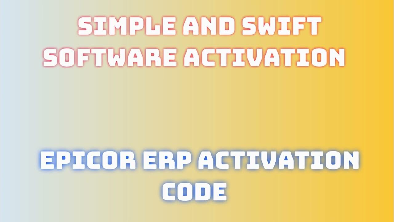 How to Download and Install Epicor ERP: Detailed Guide - YouTube