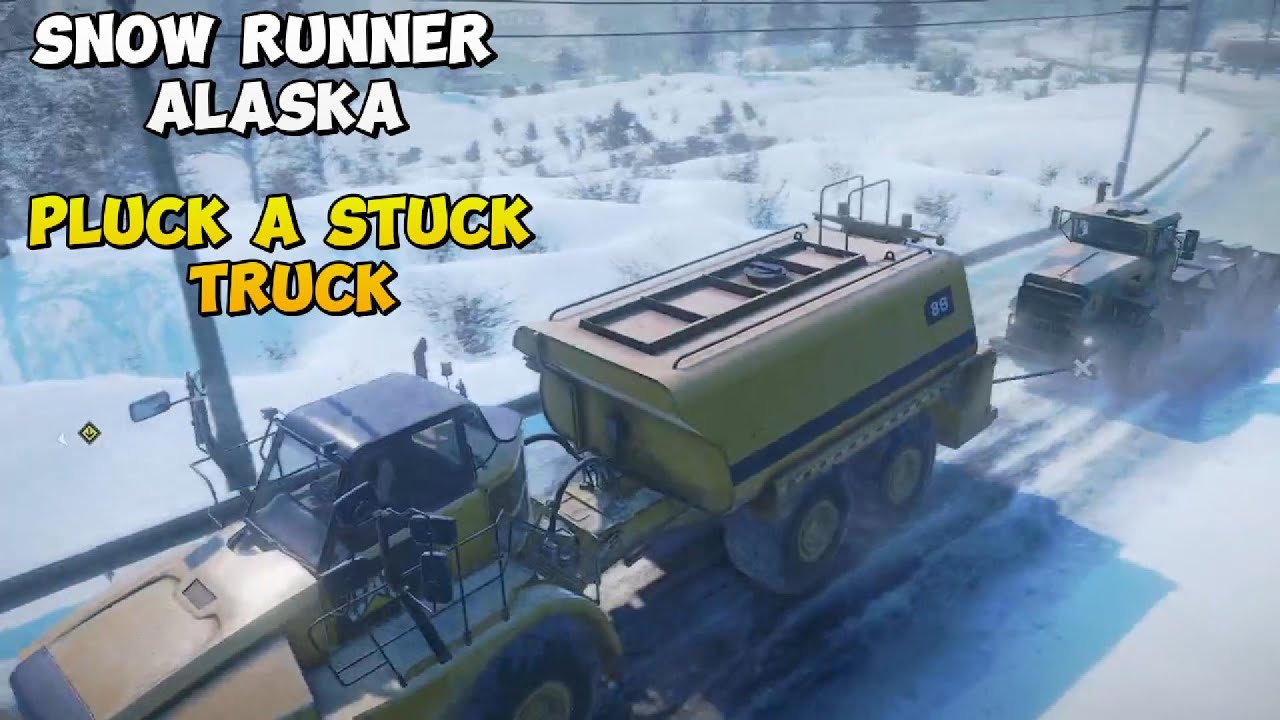 Snow Runner Pluck a Stuck Truck - YouTube