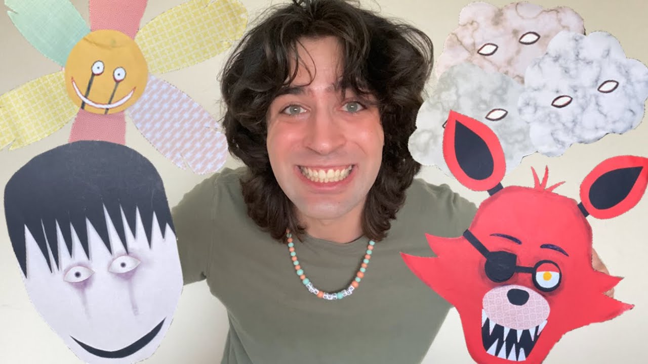 MAKE A SPOOKY MASK WITH ME!!! - YouTube