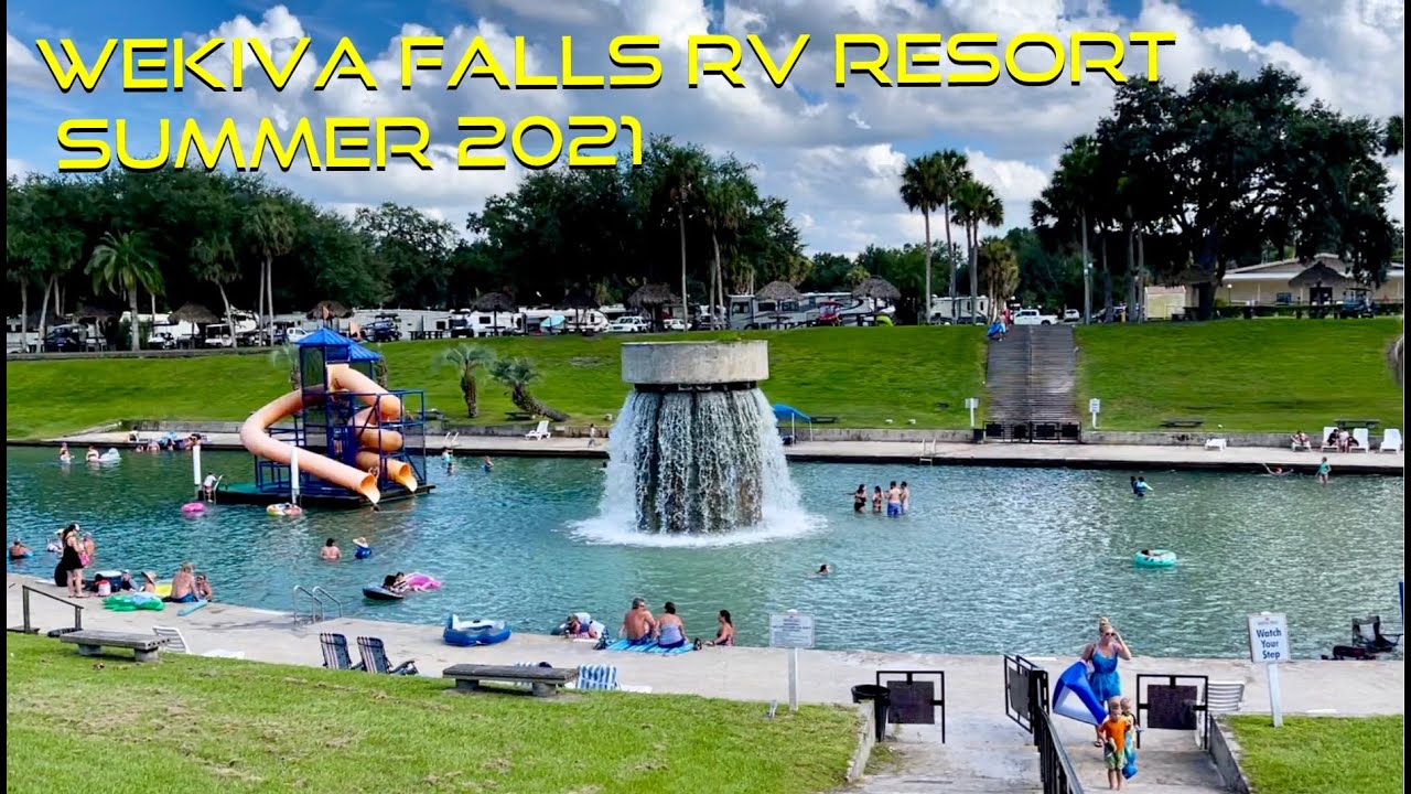 Wekiva Falls Rv Resort weekend Florida Summer camping trip - YouTube