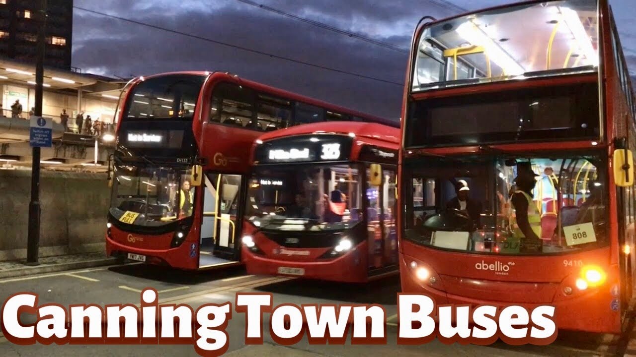 London Bus Rides 2020 ! London Buses at Canning Town bus station - YouTube