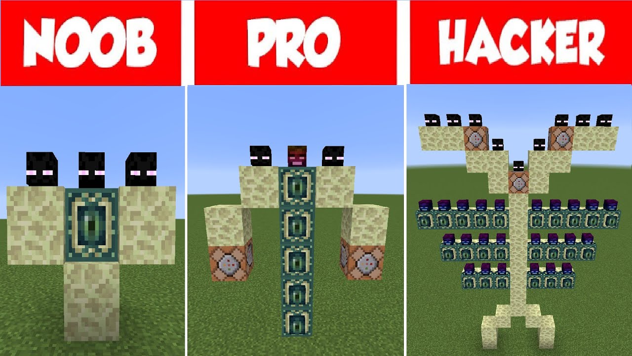 Minecraft ENDER GUARD - NOOB vs PRO vs HACKER - YouTube