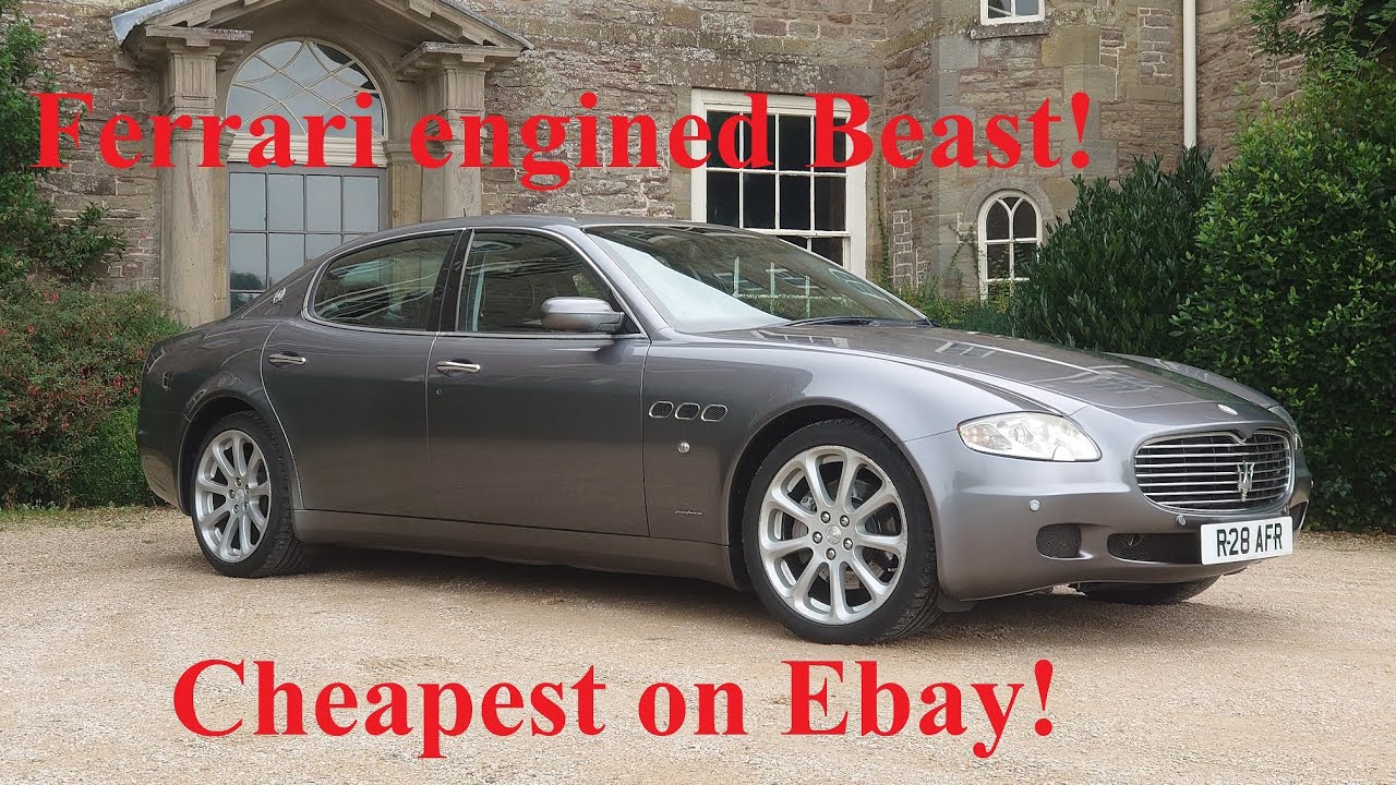 Cheapest Maserati Quattroporte 5 on ebay. - YouTube