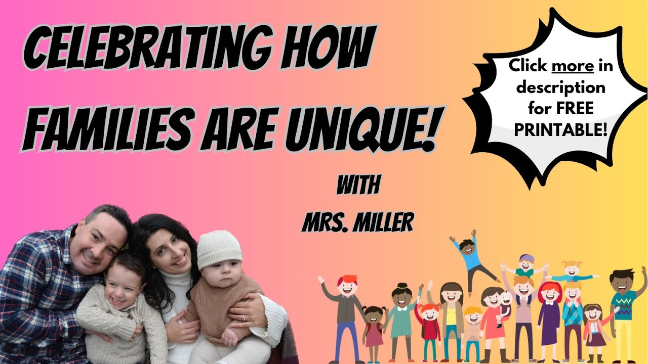 Families are Unique! Lesson 3 : Kindergarten Social Studies ...