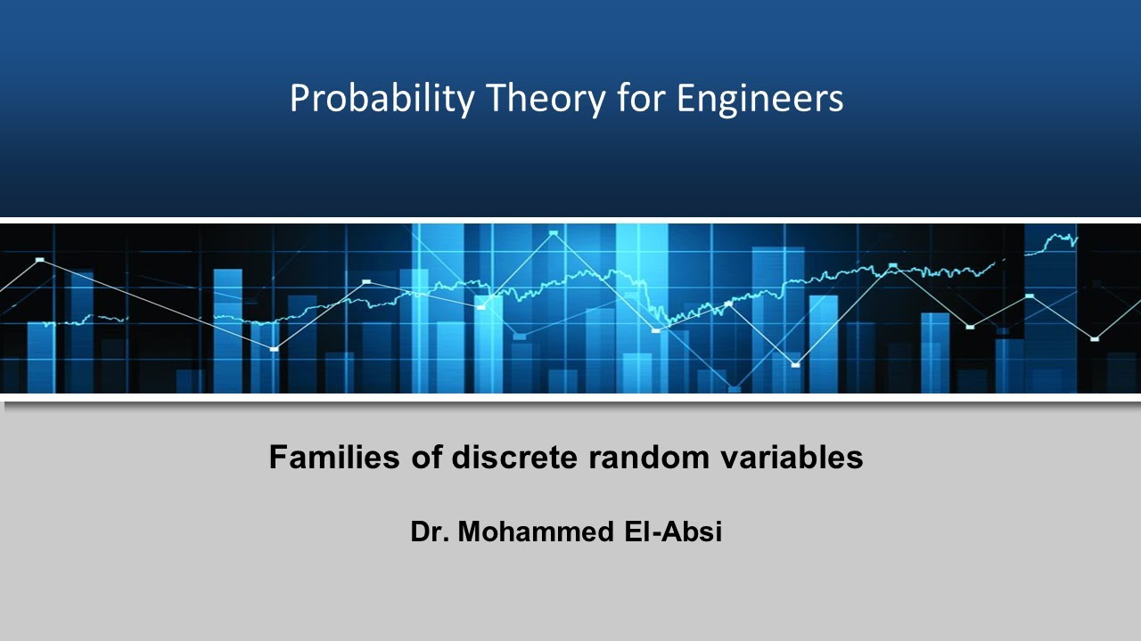 Probability theory for Engineers (Part 10 of 24): families of discrete ...