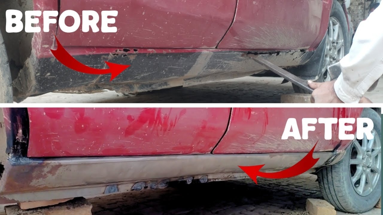 How To Fix Big Rust On Your Car | Toyota Corolla 2.0 D - YouTube