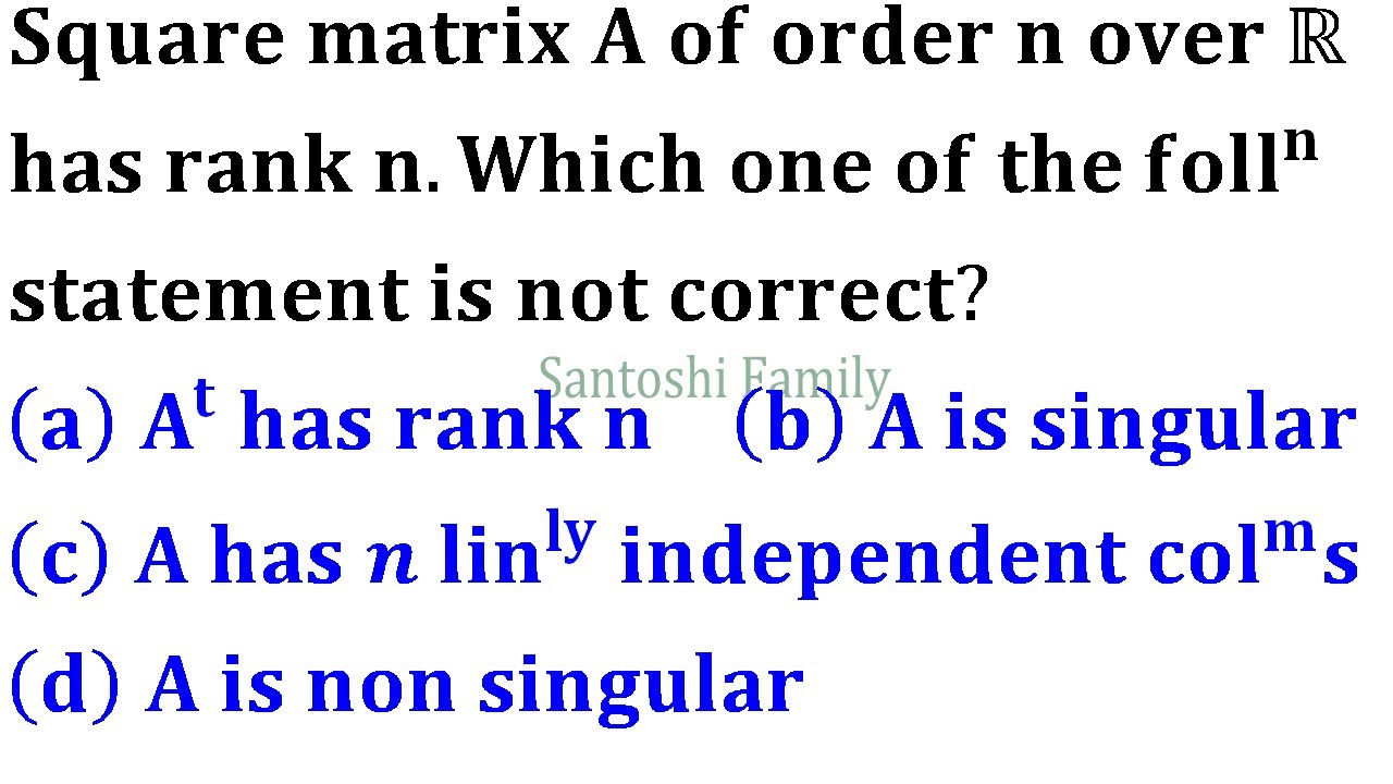download linear algebra pdf rank of a and a transpose linear algebra ...