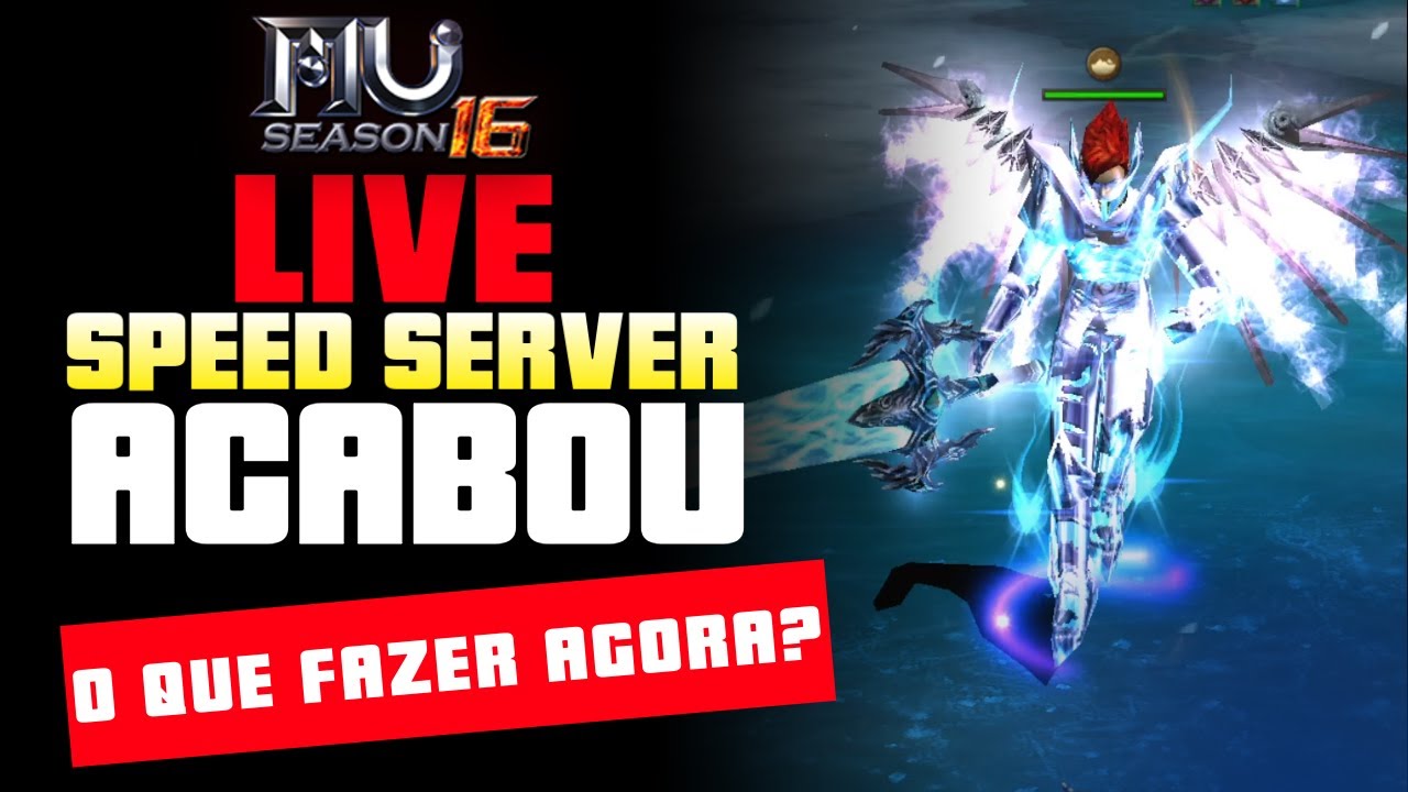 LIVE - SPEED SERVER ACABOU, O QUE FAZER AGORA? - YouTube