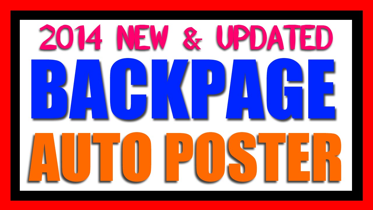 Backpage Ad Posting Software - Backpage Ad Posting Software Proof - YouTube