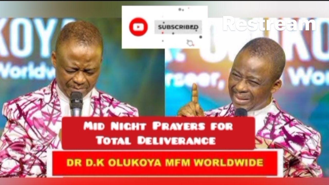 MID-NIGHT PERSONAL DELIVERANCE PRAYERS | DR DANIEL OLUKOYA - YouTube