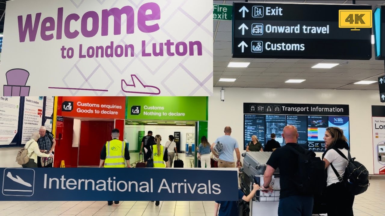 London Luton Airport |Arrivals| - YouTube