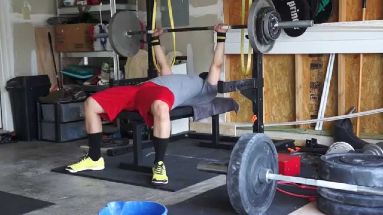 Home Gym Training and Workout-Squats/Bench/Rows - YouTube