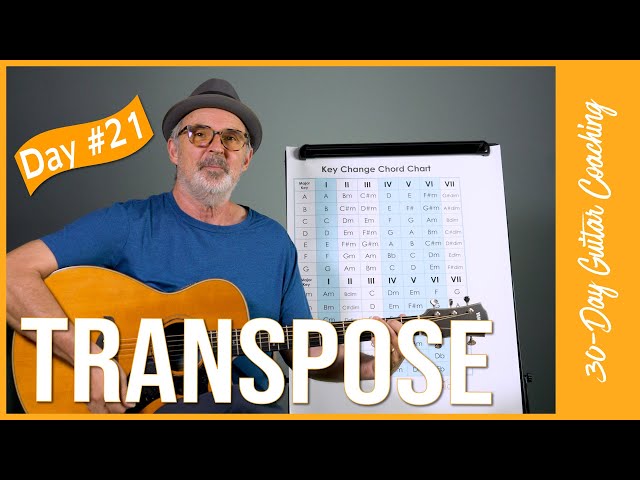 Guitar Transpose Easy Key To Play The Guitar Acoustic Guitar And