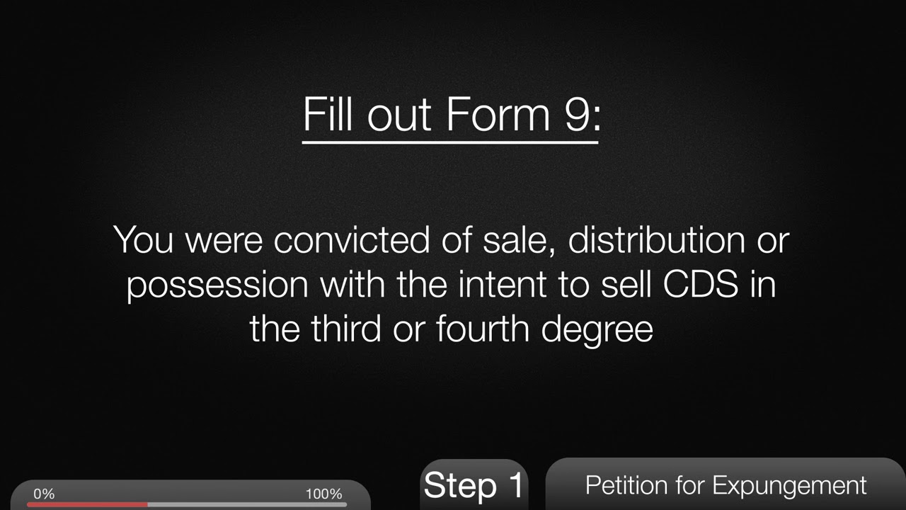 How to Fill Out Expungement Forms (4/7) - YouTube