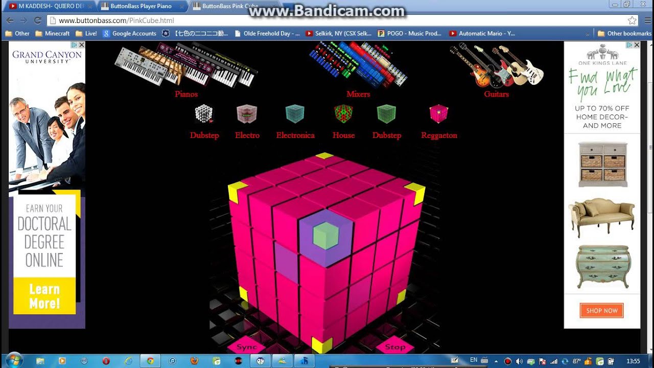BUTTONBASS PINK CUBE RAGGAETON HD 720P - YouTube
