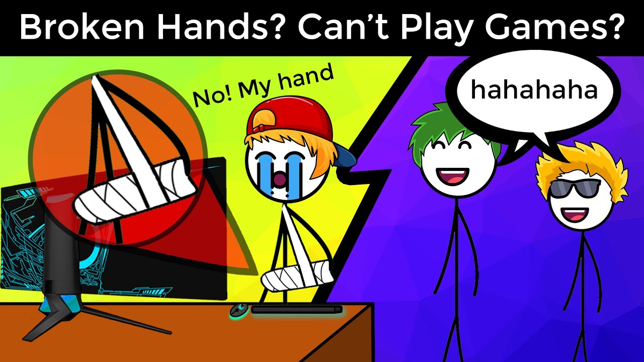 What if a Gamer Broken his Arm and Can't Play Games on PlayStation 5 ...