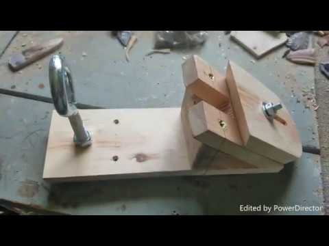 Stone Culture Knapping Jig Design for the Disabled Knapper - YouTube