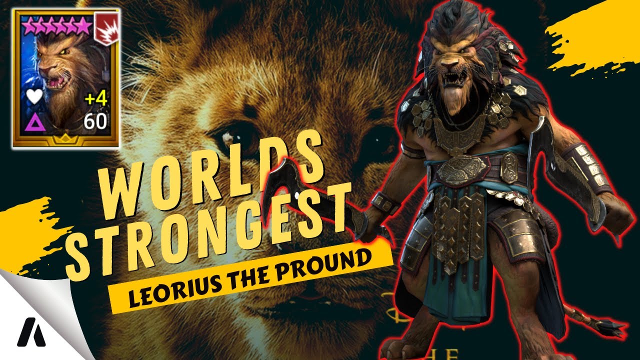 Worlds Strongest Leorius With No Blessing... Best Damage Dealer in RAID ...