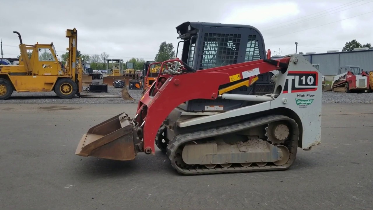 2016 Takeuchi TL10 Compact Track Loader - YouTube