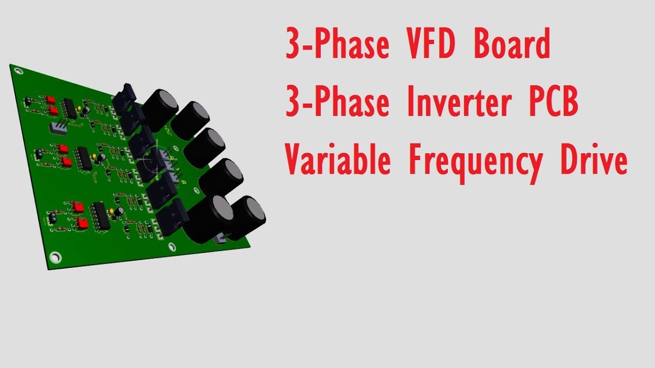 3 Phase VFD Board | 3 Phase Inverter | PCB | Variable Frequency Drive ...