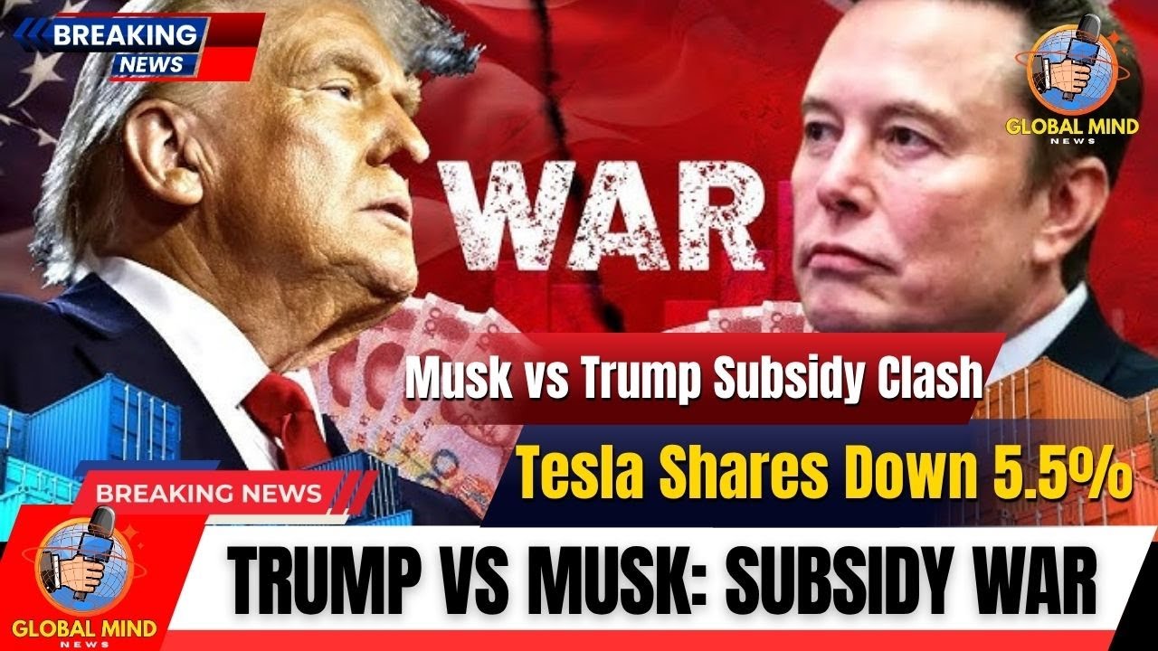 BREAKING: Trump Threatens to CUT Tesla & SpaceX Subsidies Amid Musk ...