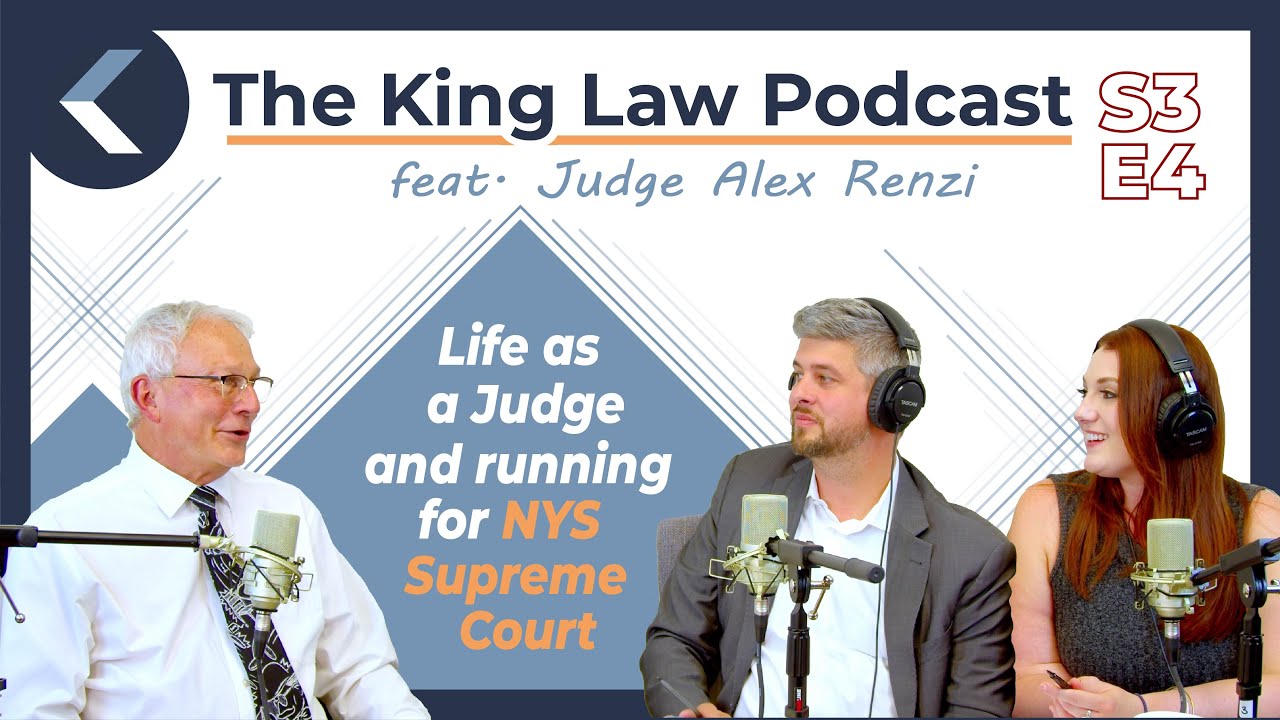 The King Law Podcast (S3E4) - feat. Judge Renzi #podcast #legal # ...